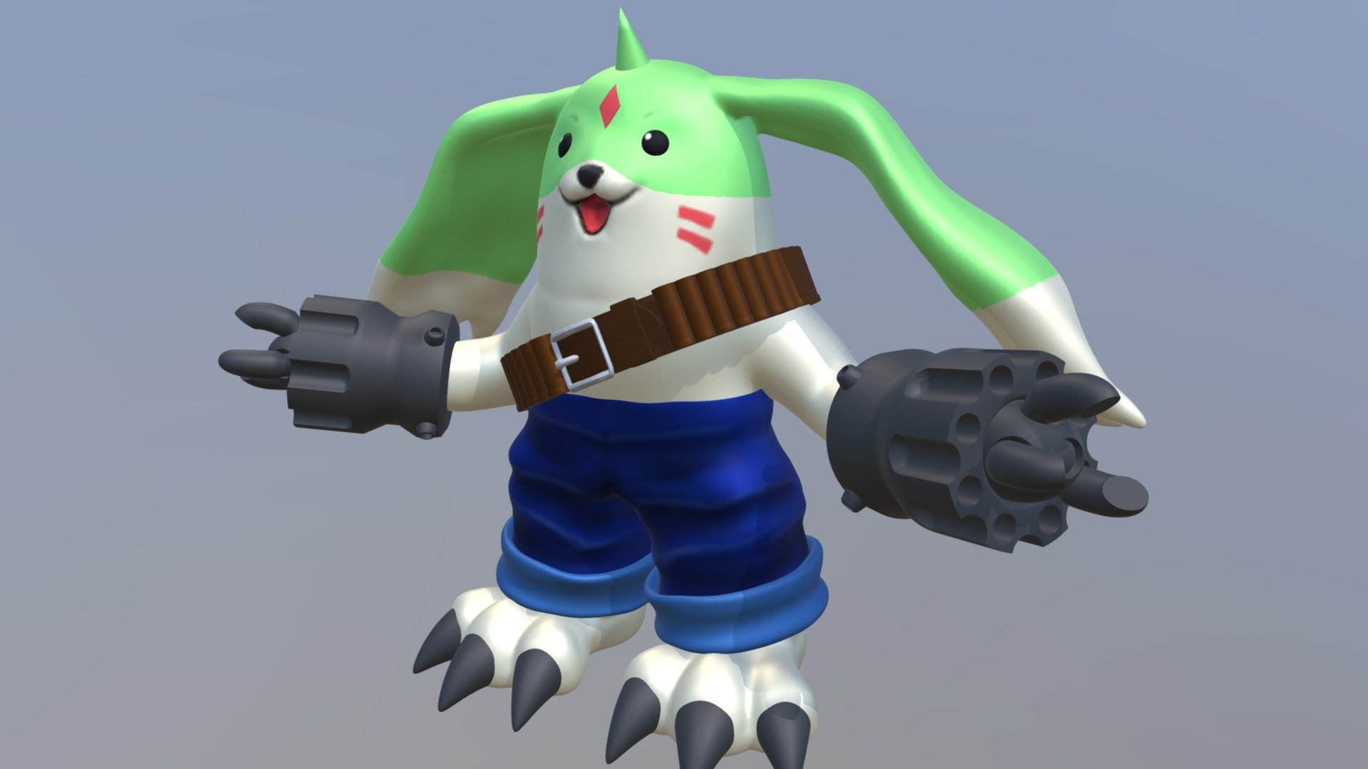 Digimon ガルゴモン GALGOMON - Download Free 3D model by kishi (@ash.takafumi ...