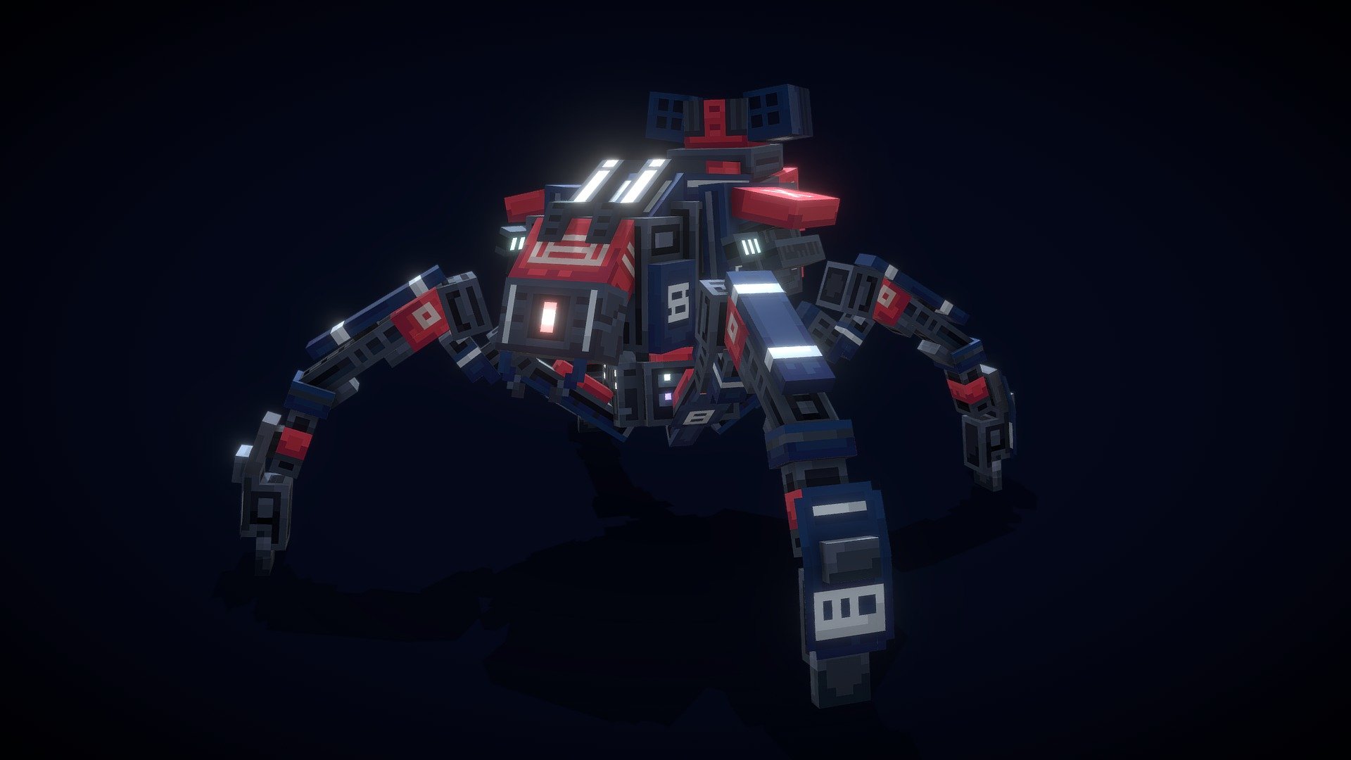 AI mech invader - 3D model by IIyctouxD [a5242b0] - Sketchfab