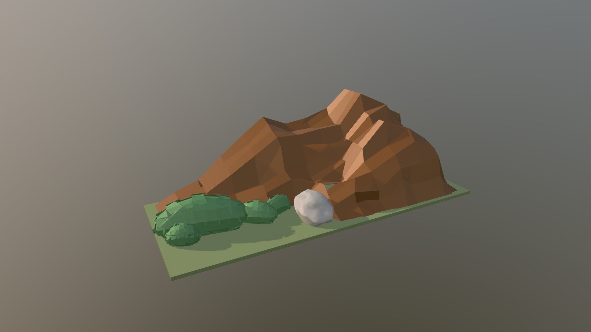 Mountain - 3D model by a.m (@a.khram) [a5246d8] - Sketchfab