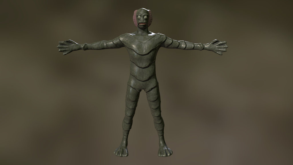 Swamp Creature - Drive-In Creature Feature - 3D model by DilutedEgo ...