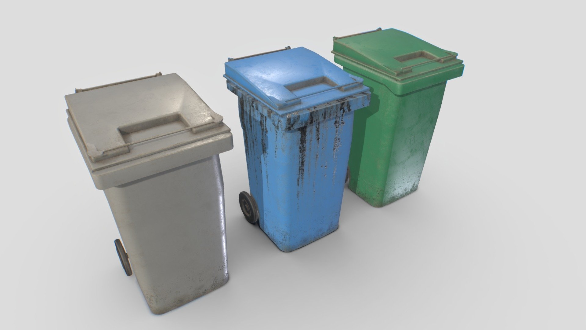 Trash Can 1 - Buy Royalty Free 3D model by 32cm [a527d2b] - Sketchfab Store
