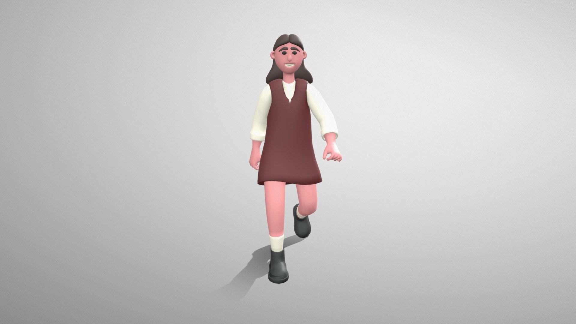 Stylized Girl Musician - Mixamo Rigged Character - Buy Royalty Free 3D ...