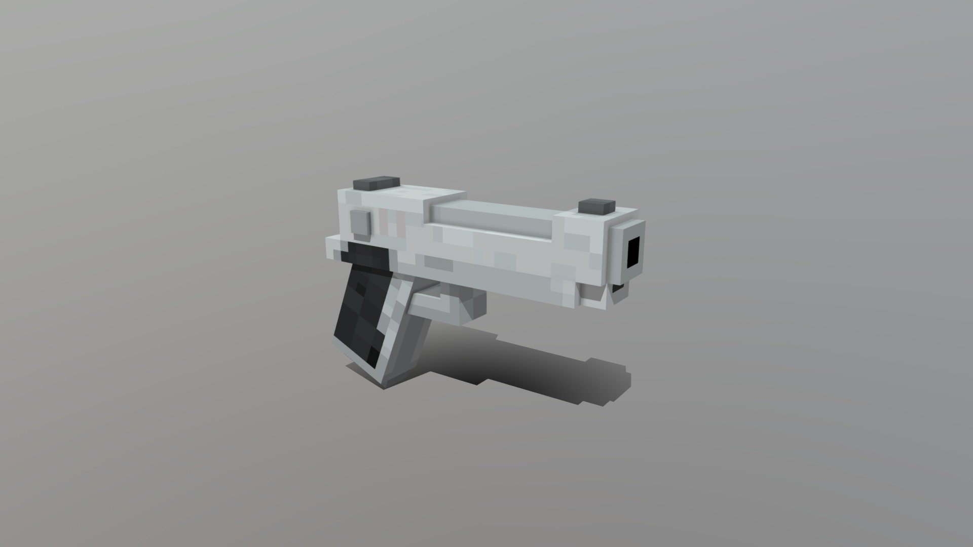 Minecraft - Beretta M9 - 3D model by Mr.Chilly [a5290bd] - Sketchfab