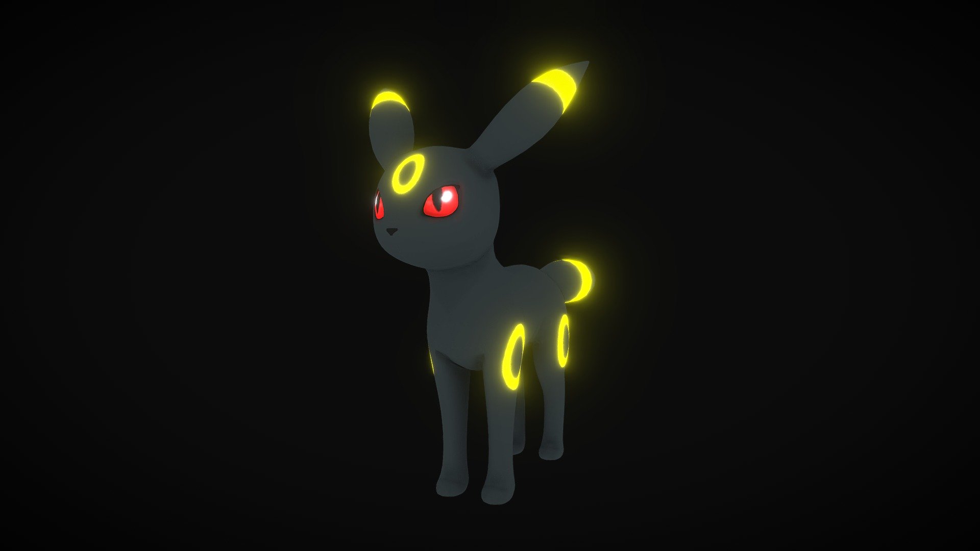Umbreon - 3D model by Sebastian Kowalik (@okamino) [a529af9] - Sketchfab