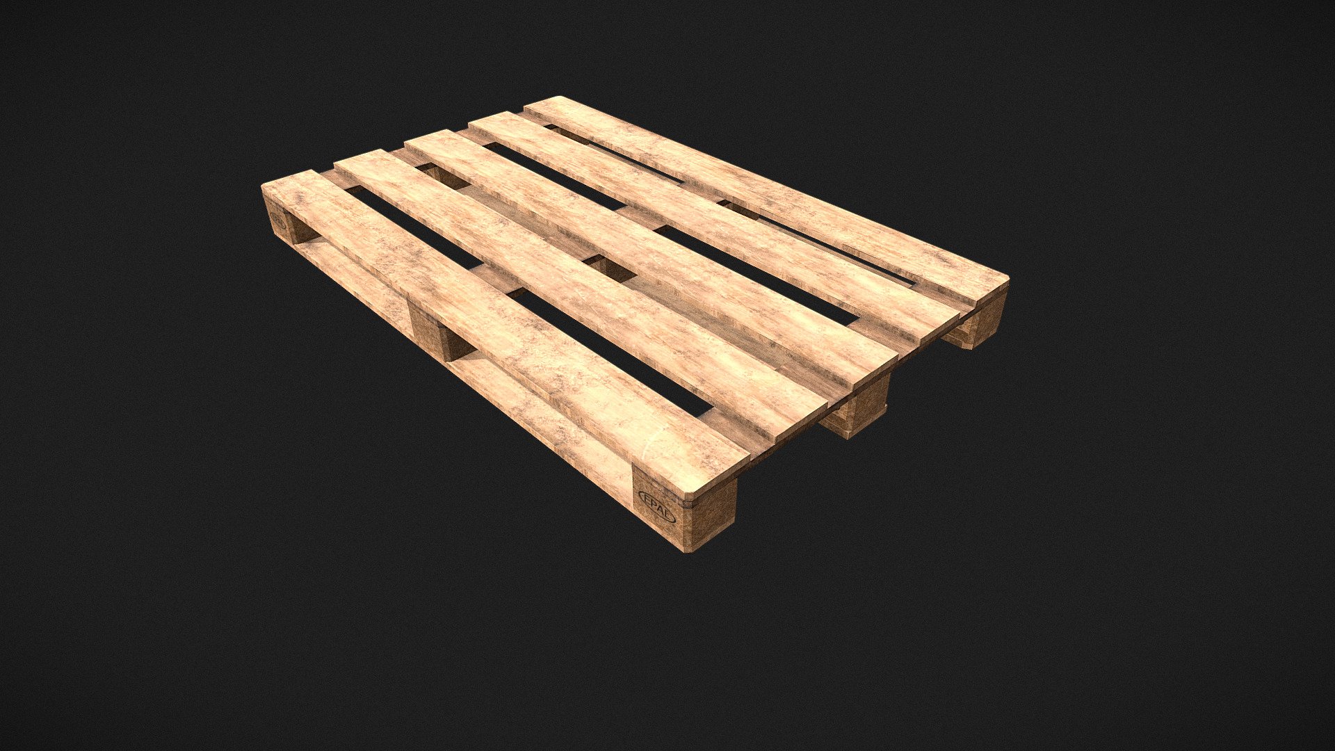 Wooden Euro Pallet - Download Free 3D model by sallaazar (@sallazarPL ...