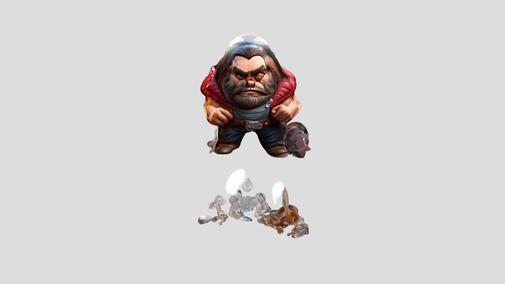 Pixelated Miner Character A Pixelated Miner C Download Free 3d Model