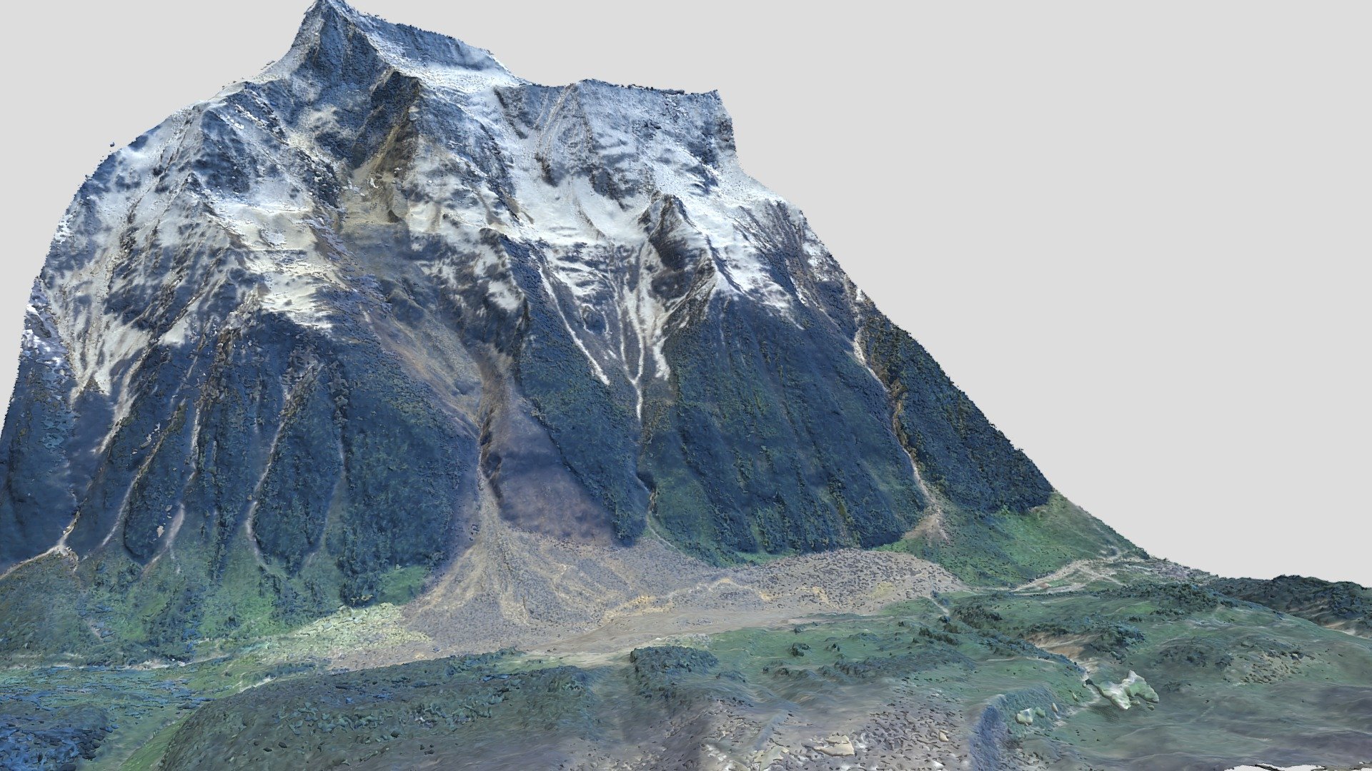 Glacier collapse at Blatten (2025.05.30) - 3D model by D4E [a52c033 ...