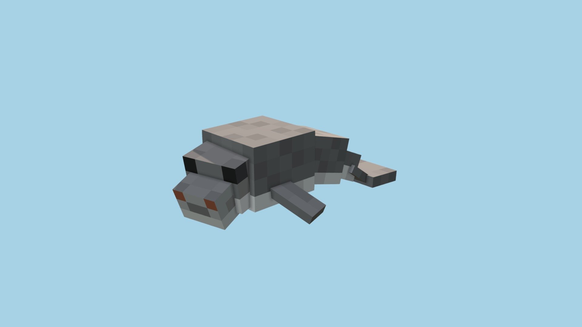 Minecraft Manatee - 3D model by Stéphane Gigandet (@origamiplus ...