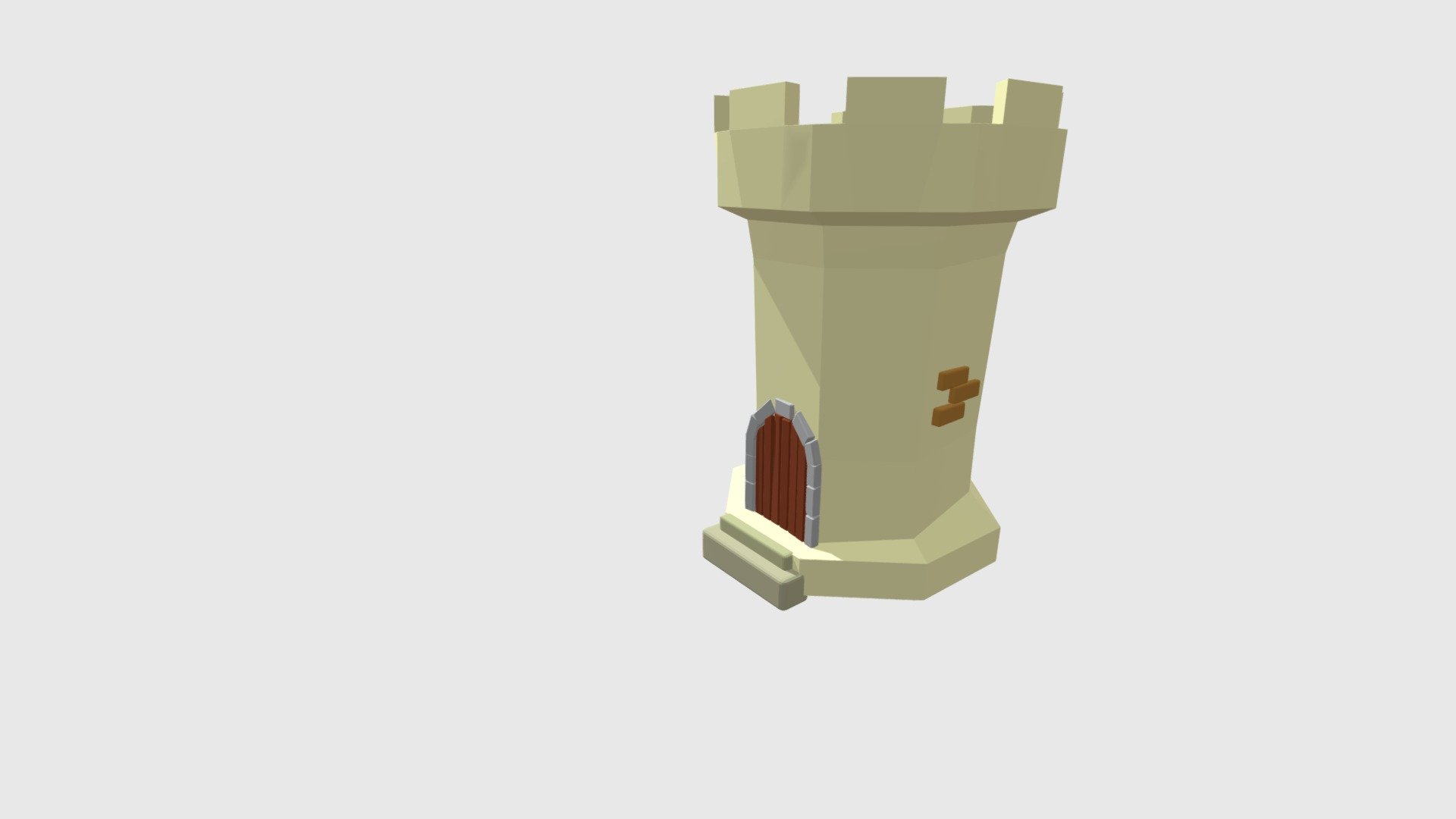 Low Poly Tower - 3D model by ertodesign (@ertoanimation) [a52d41d ...