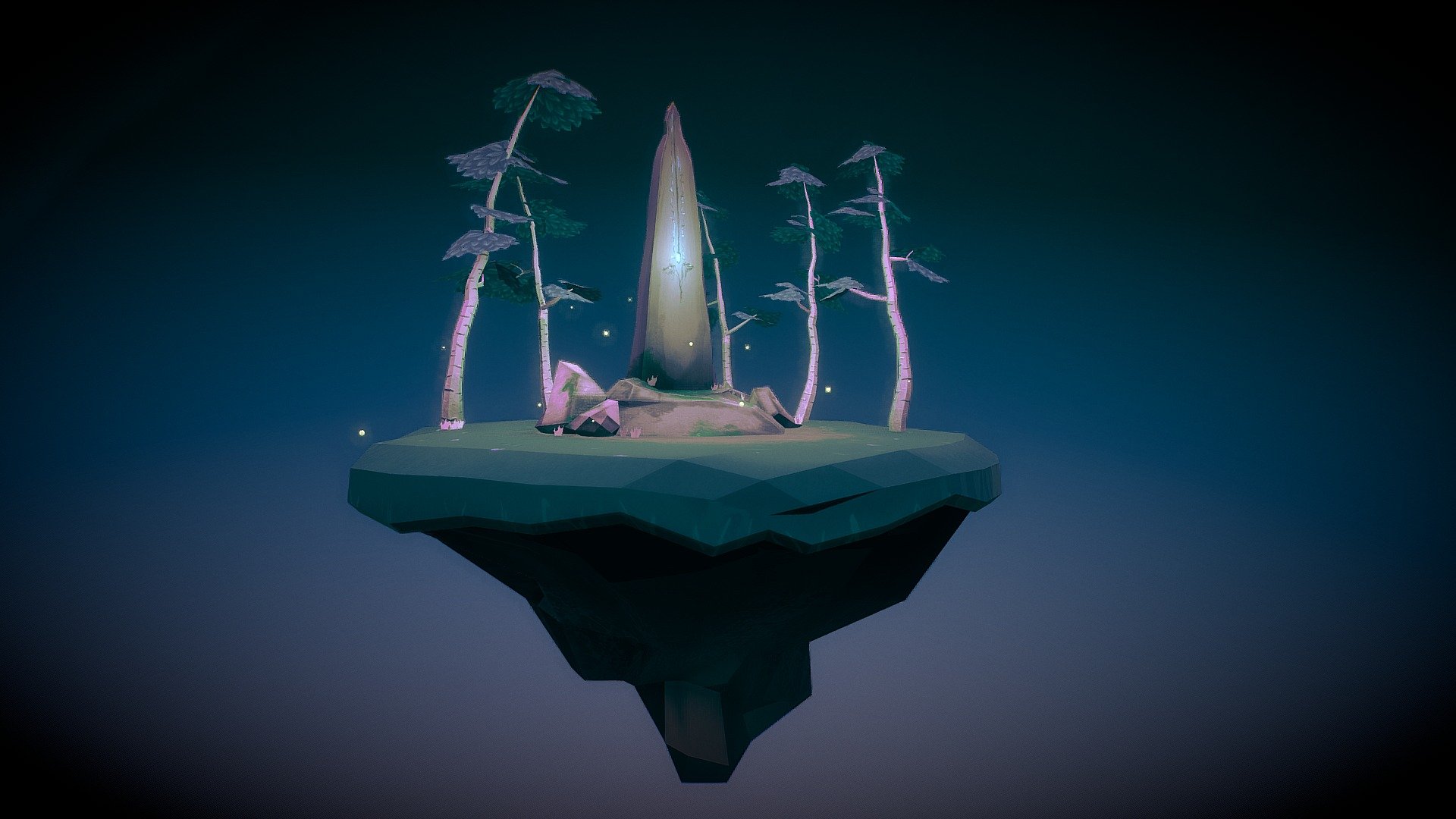 Ancient Forest Altar - 3D model by Meriandre [a52e595] - Sketchfab