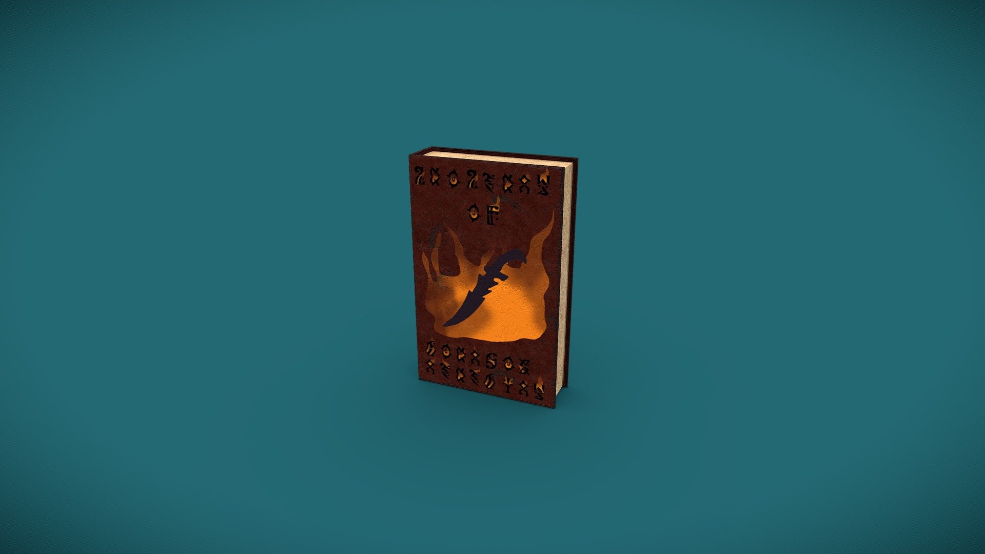 Spellbook - Buy Royalty Free 3D model by kaiinness [a52f484 ...
