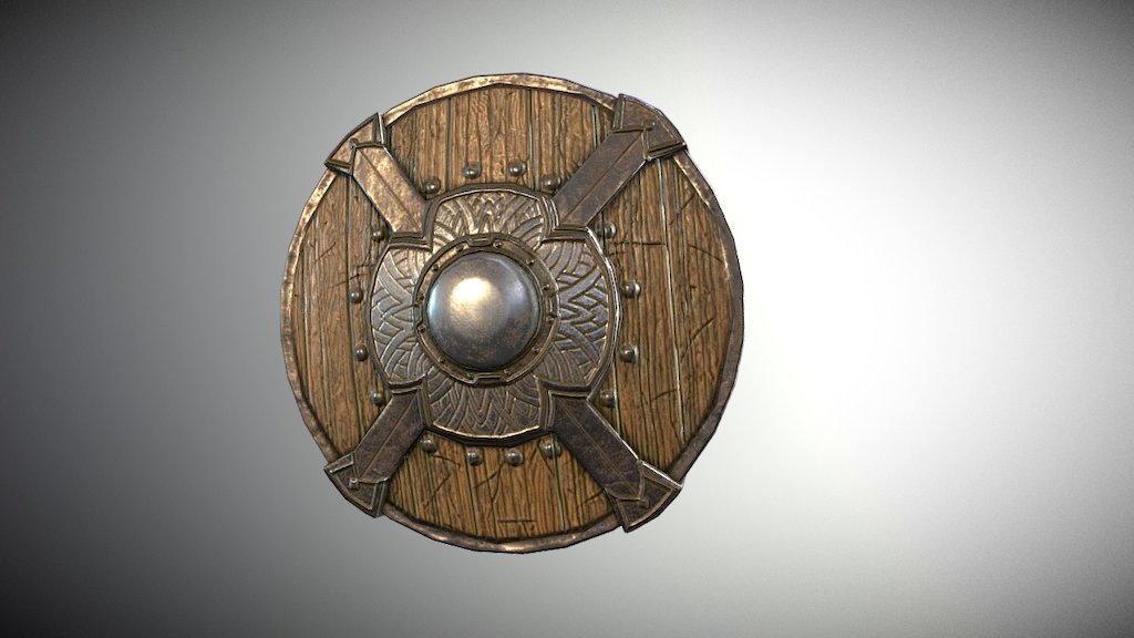 Viking Shield - 3D model by Carrigan Raketic (@stylesmcgoo) [a530b3e ...