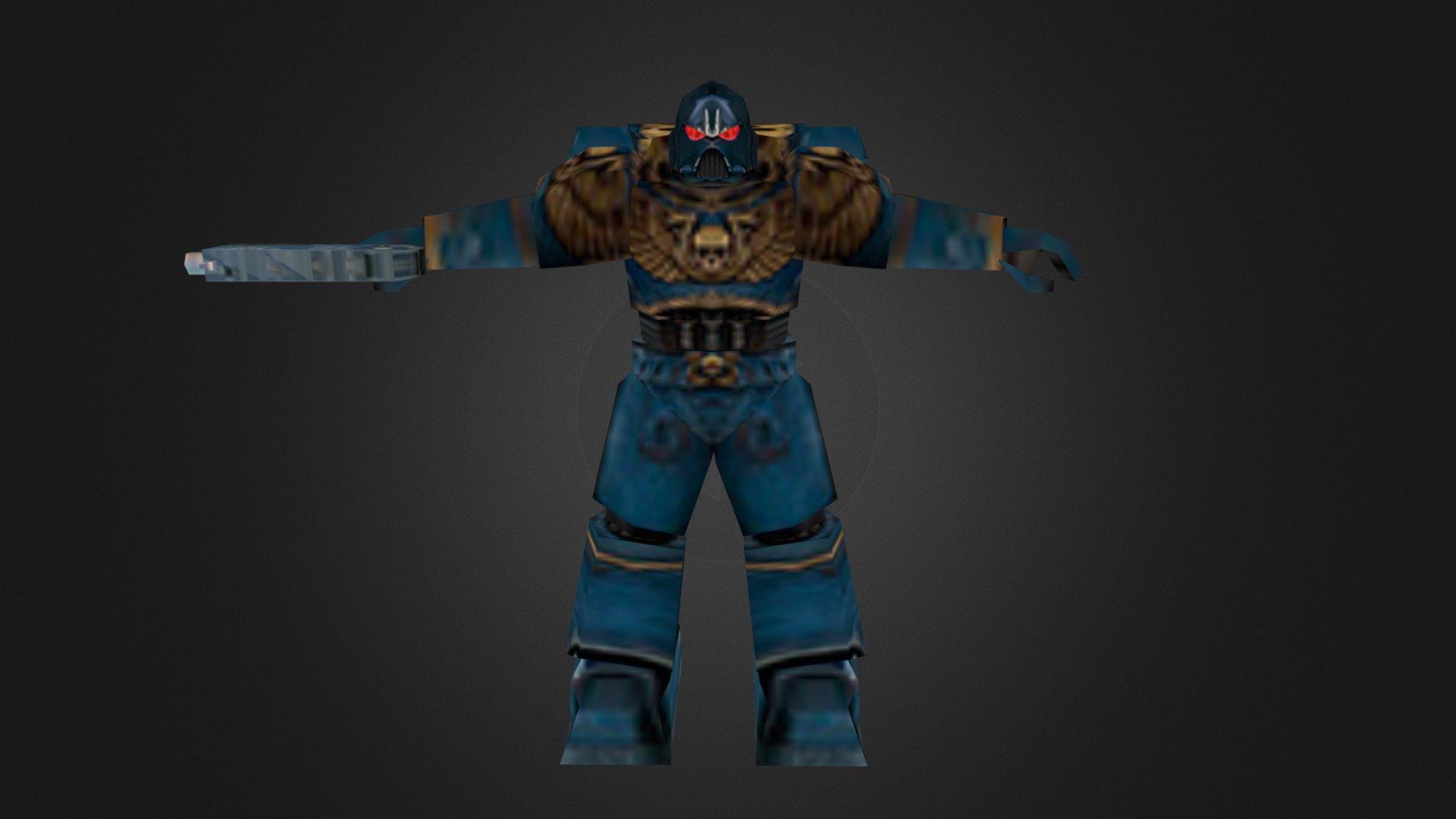 PS1/Low poly - Space Marine - Download Free 3D model by alanh1213 ...