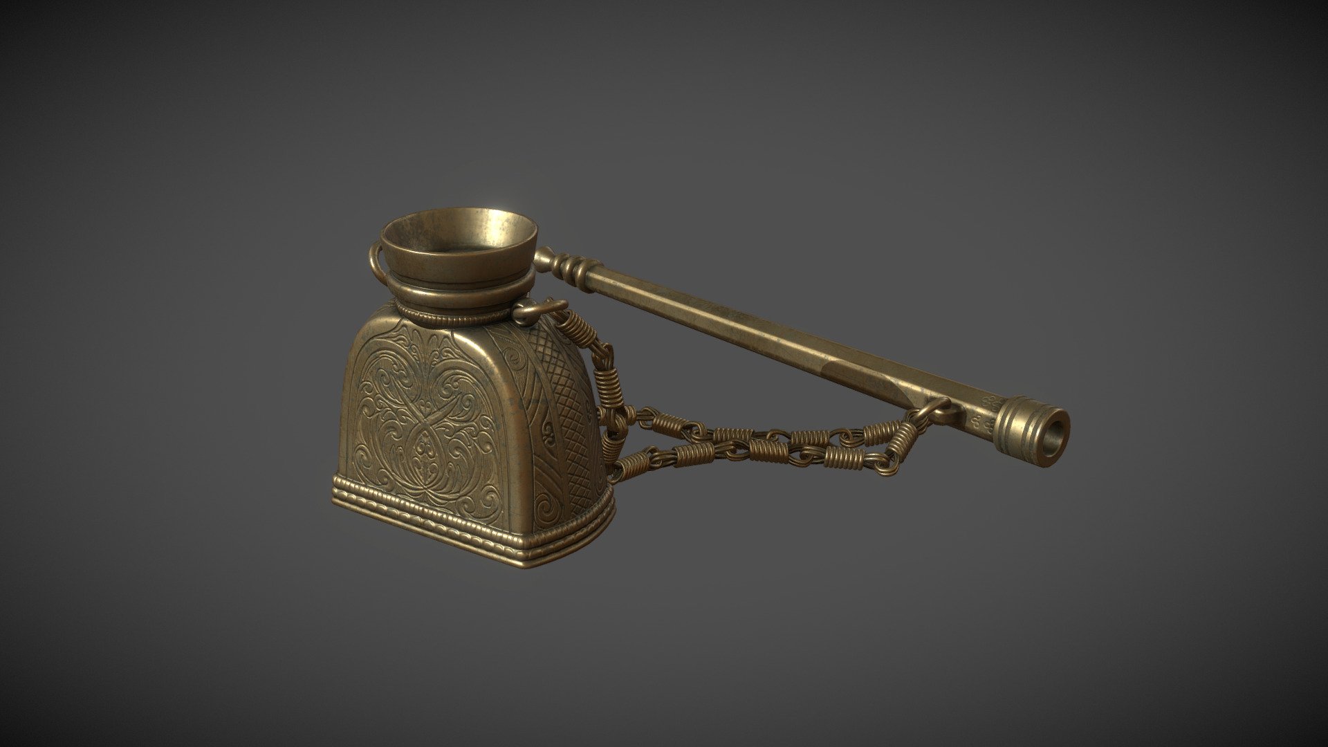 Medieval Inkwell - 3D model by Artur Jones (@arturjones) [a531881 ...
