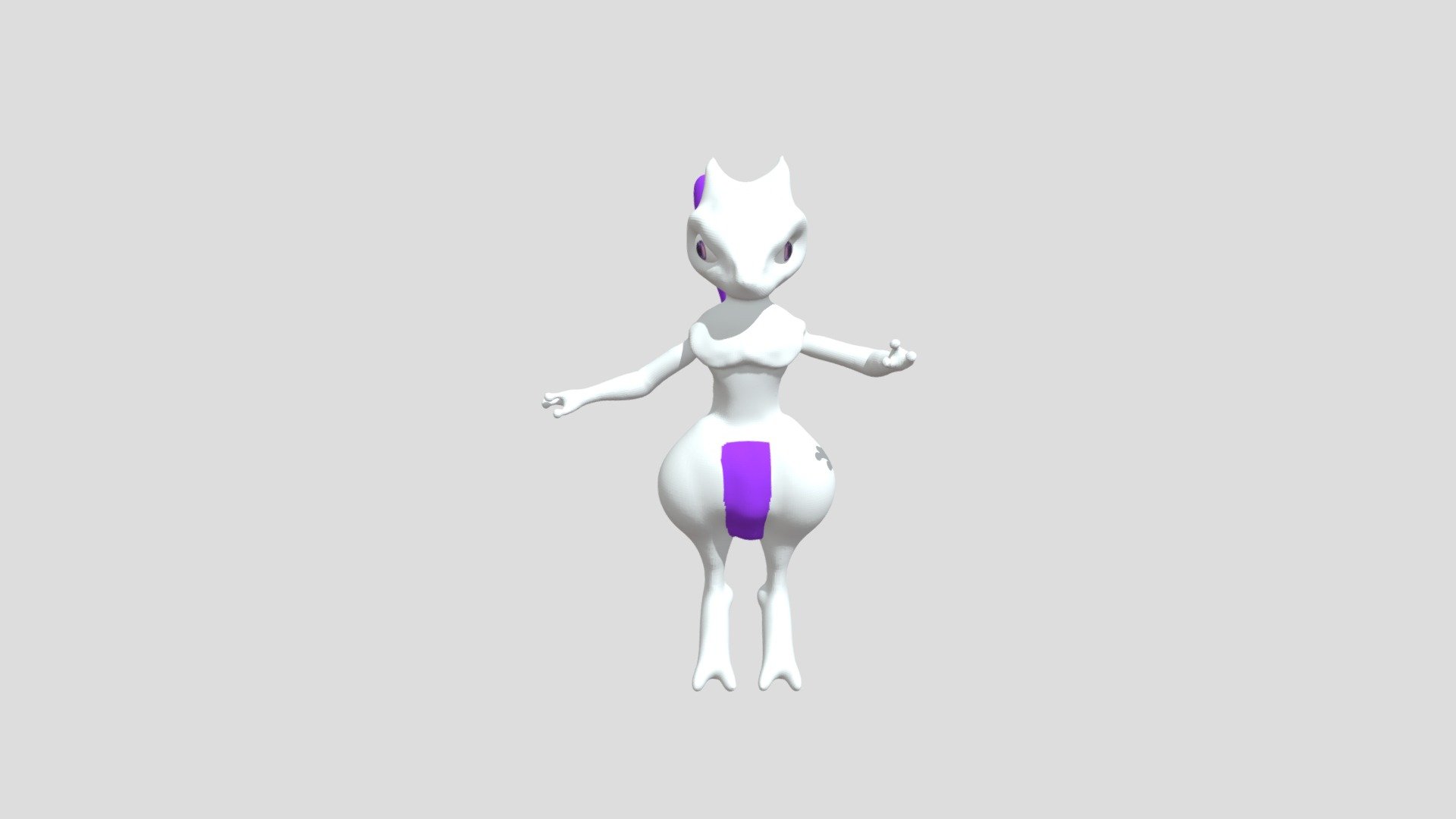 Mewtwo - Download Free 3D model by SlySean44 [a53262b] - Sketchfab