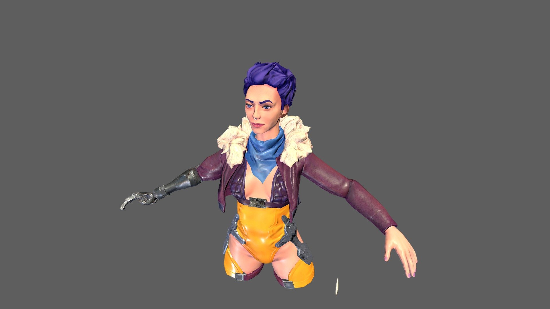 Violet_lp - 3D model by Roman Goncharov (@Rom51) [a53292c] - Sketchfab