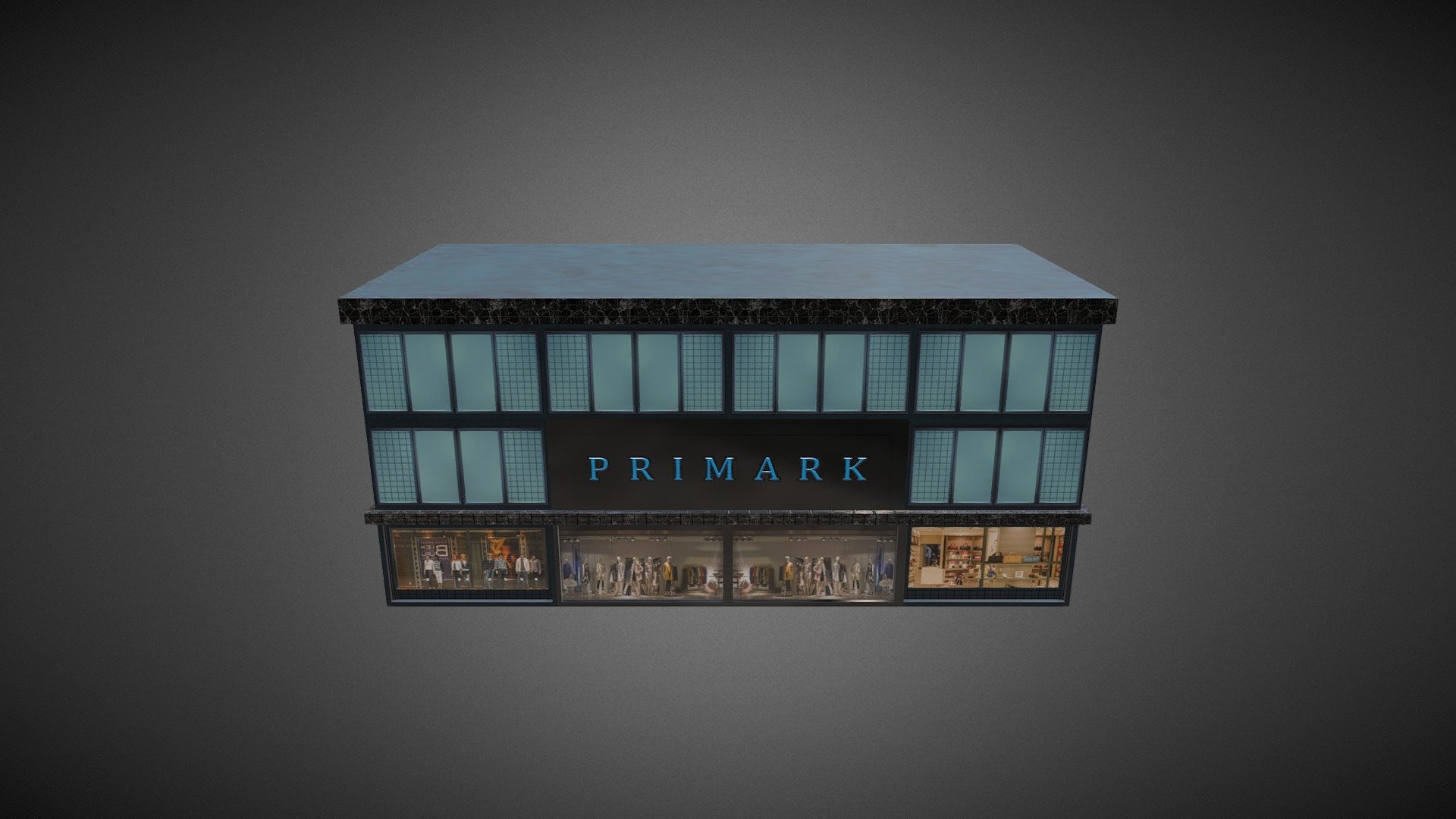 Low Poly building - 3D model by laraibbokhari [a532f27] - Sketchfab