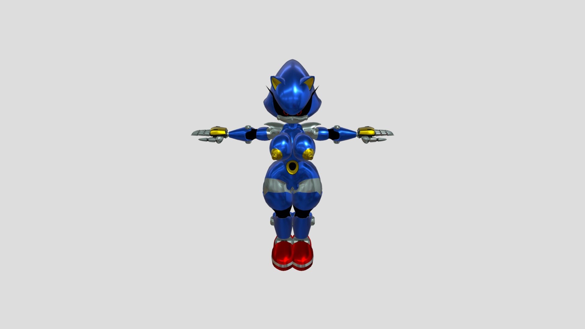 Female_metal_sonic - Download Free 3D model by TWISTED_FOXY999 [a532f6c ...