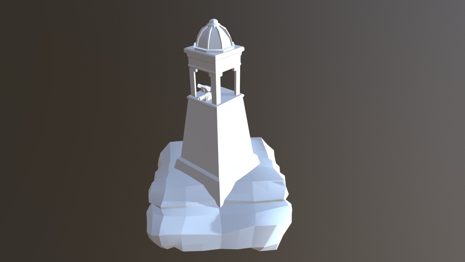 Cannon Tower - 3D model by mckaymanning [a53396b] - Sketchfab