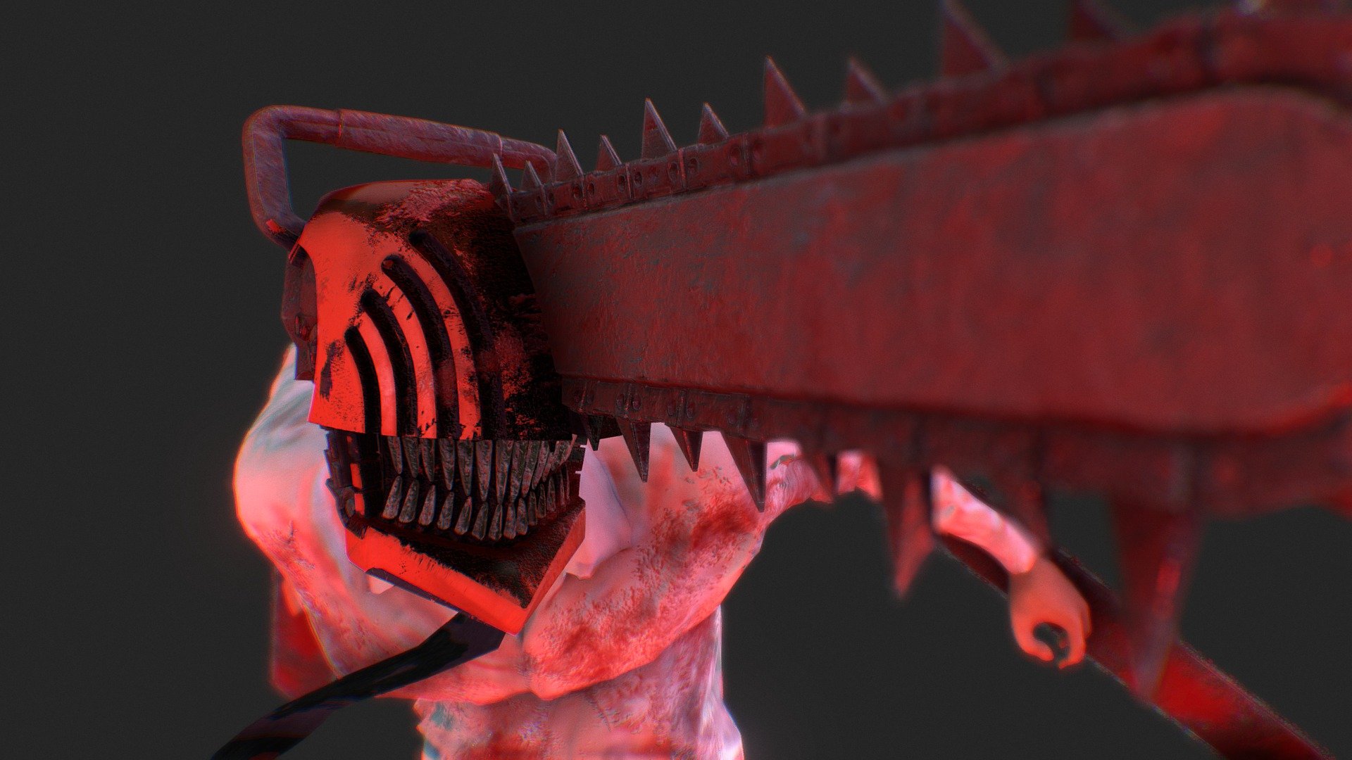 CHAINSAW MAN FANART - 3D model by Ercuallo [a534250] - Sketchfab