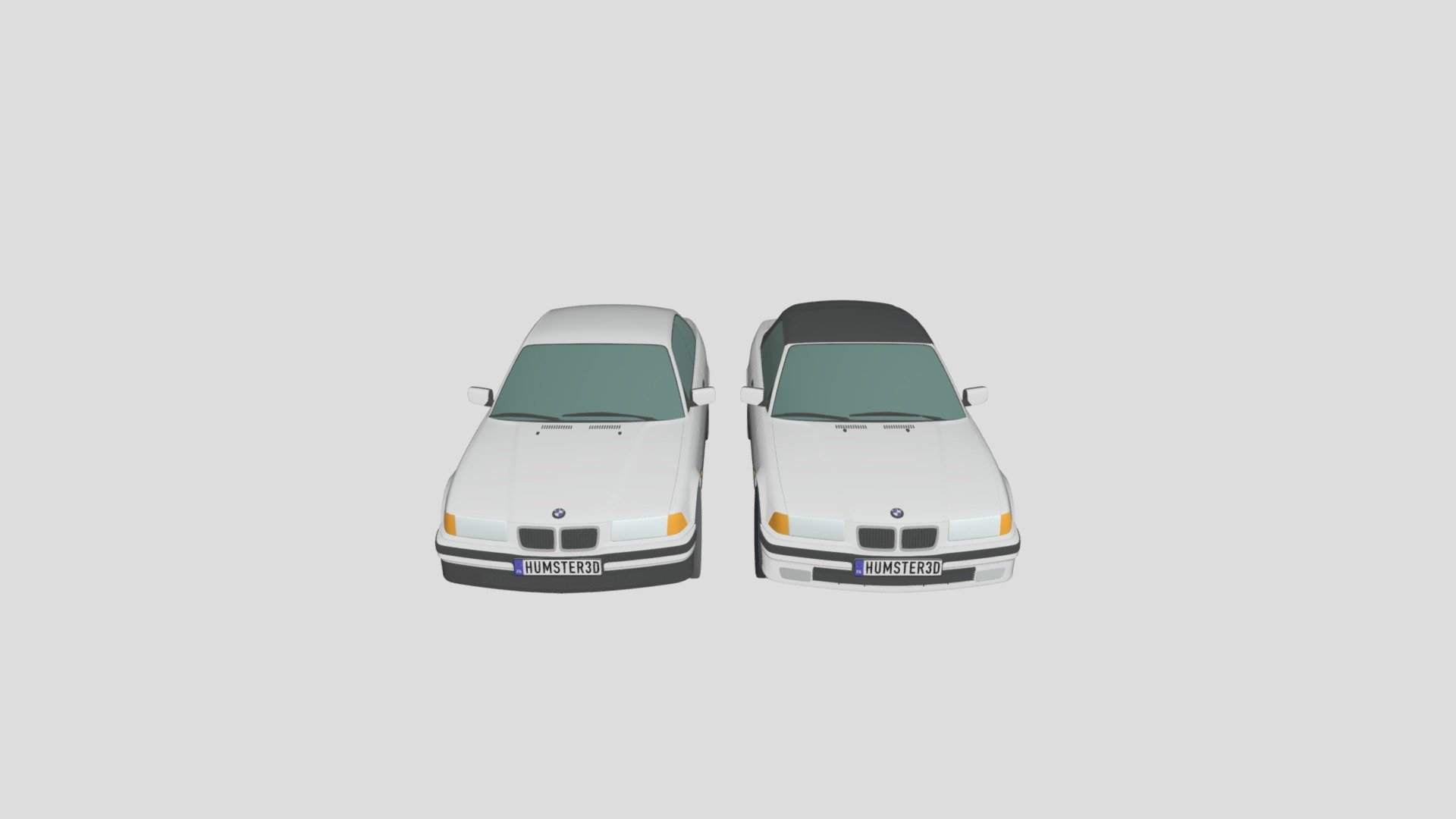 BMW 3 Series E36 Coupe And Convertible - Download Free 3D model by ...