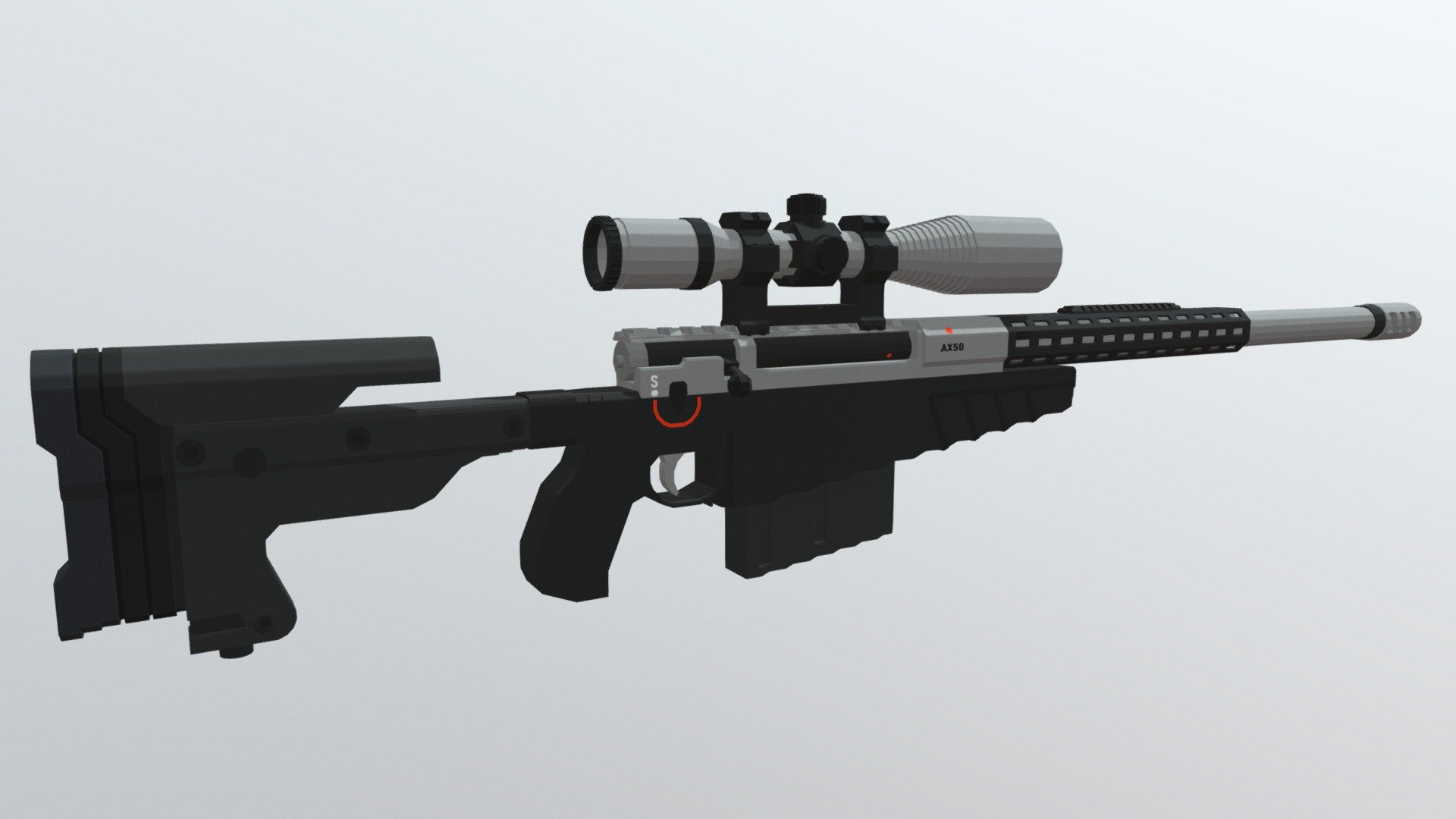 Accuracy International AX50 • Minecraft - Buy Royalty Free 3D model by ...