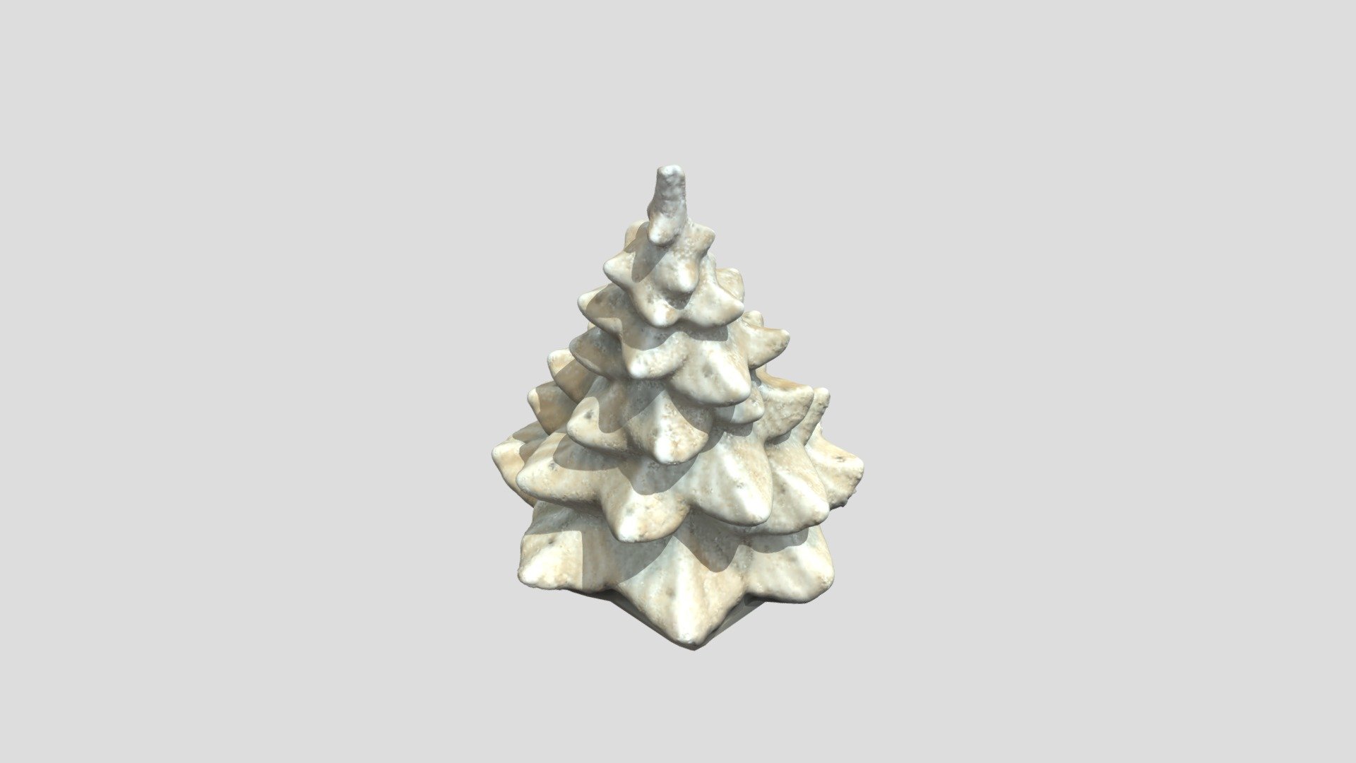 Clay Christmas Tree - Download Free 3D model by scanmira [a539734 ...