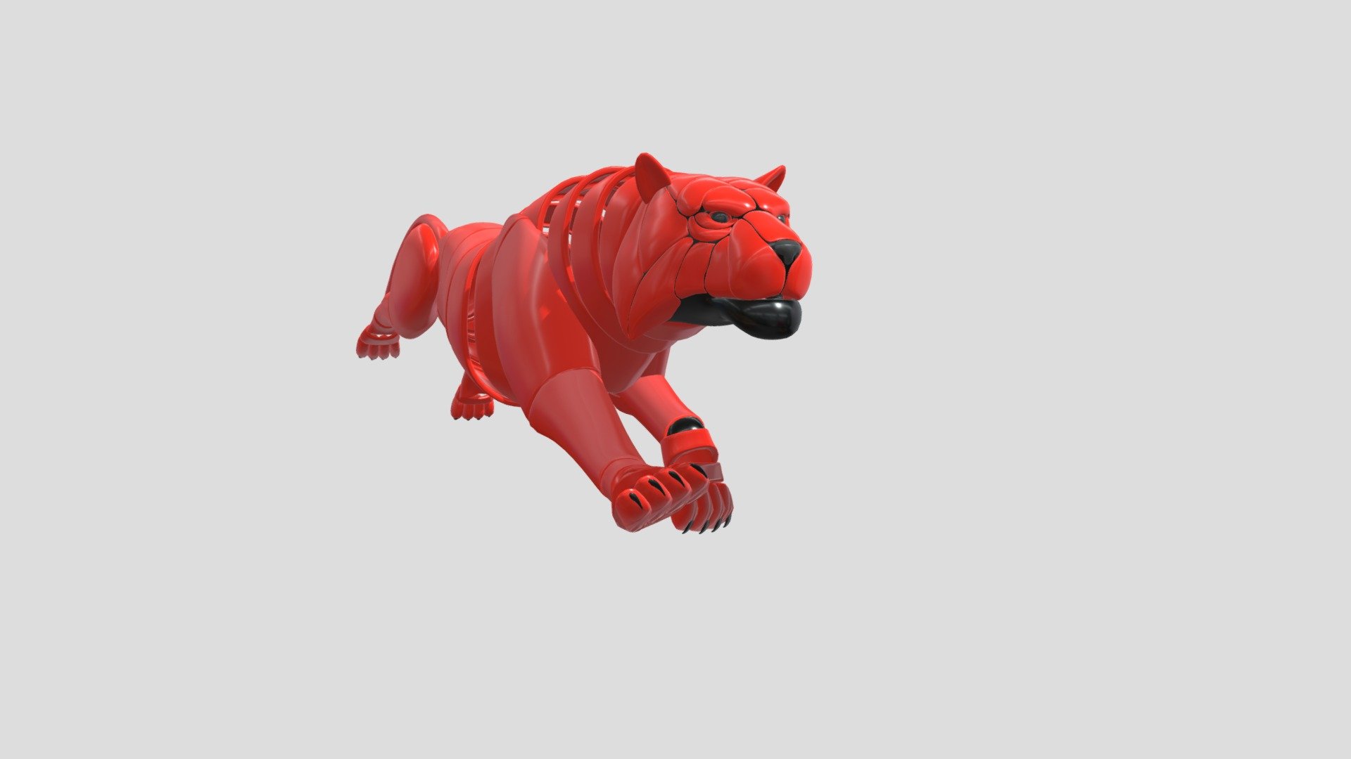 DELOBKOWICZ-A-MechanicalTiger@Run - 3D model by ArianedeLobkowicz ...