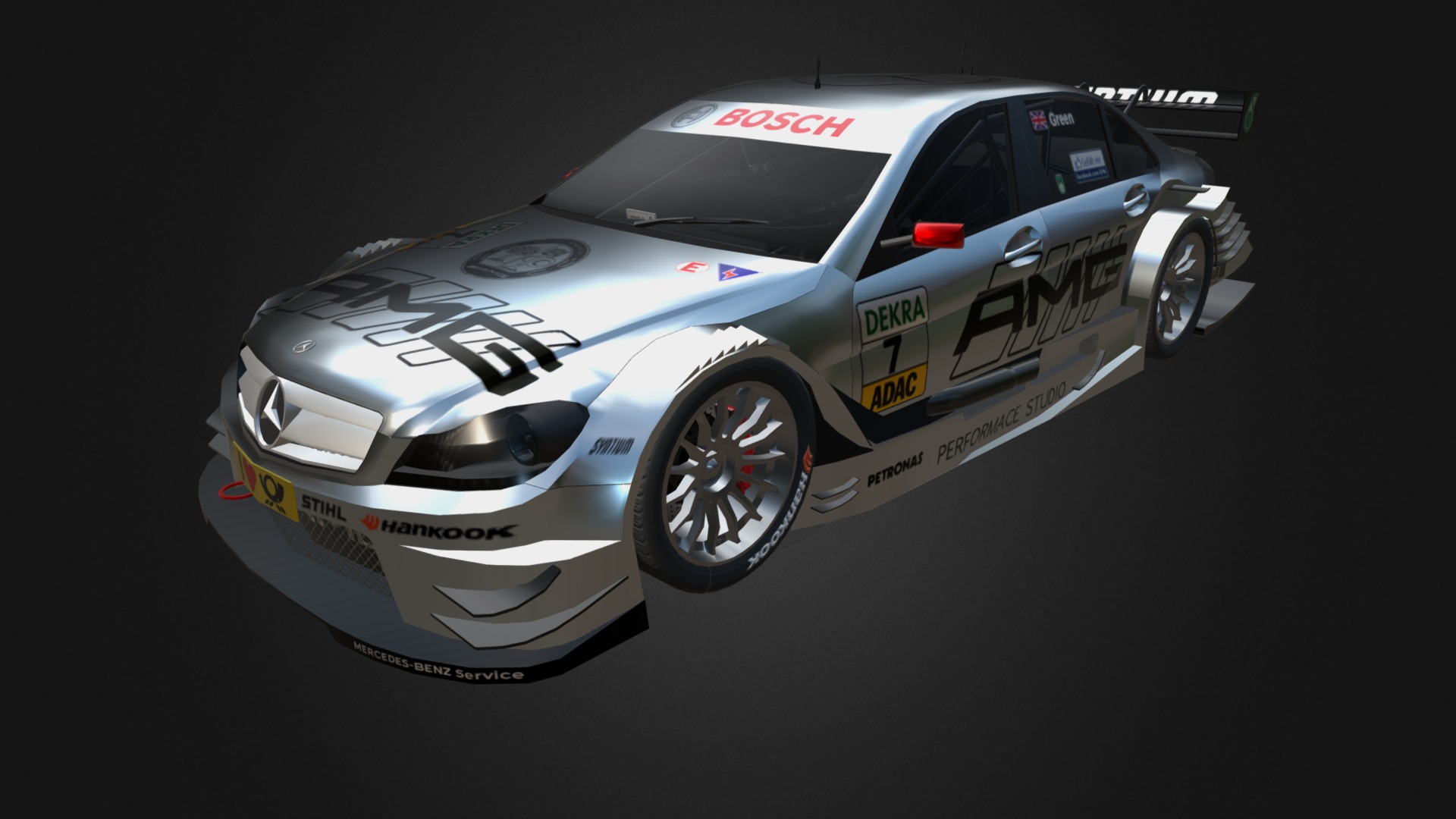 AMG - Mercedes Class C 2011 DTM - 3D model by jdaniel_92 (@jdaniel_gz ...