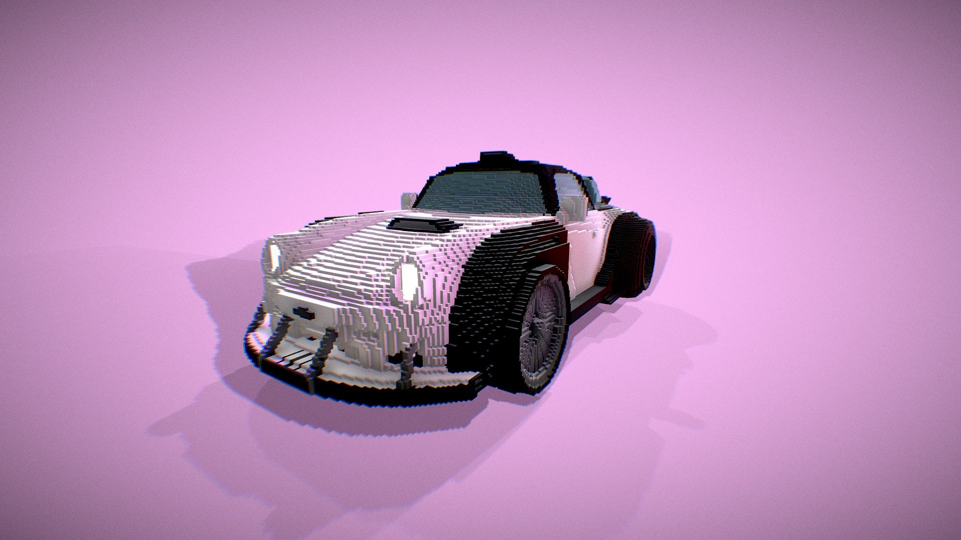 Racing car Voxel - Download Free 3D model by _Katuwa_ (@Katuwa ...