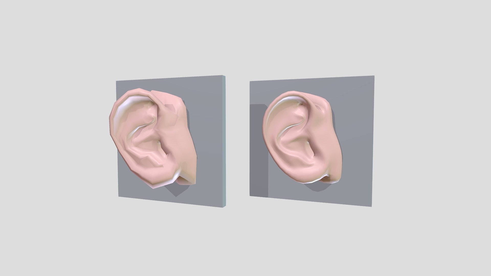 Ear - modelling practice - Download Free 3D model by Michał (@btft ...