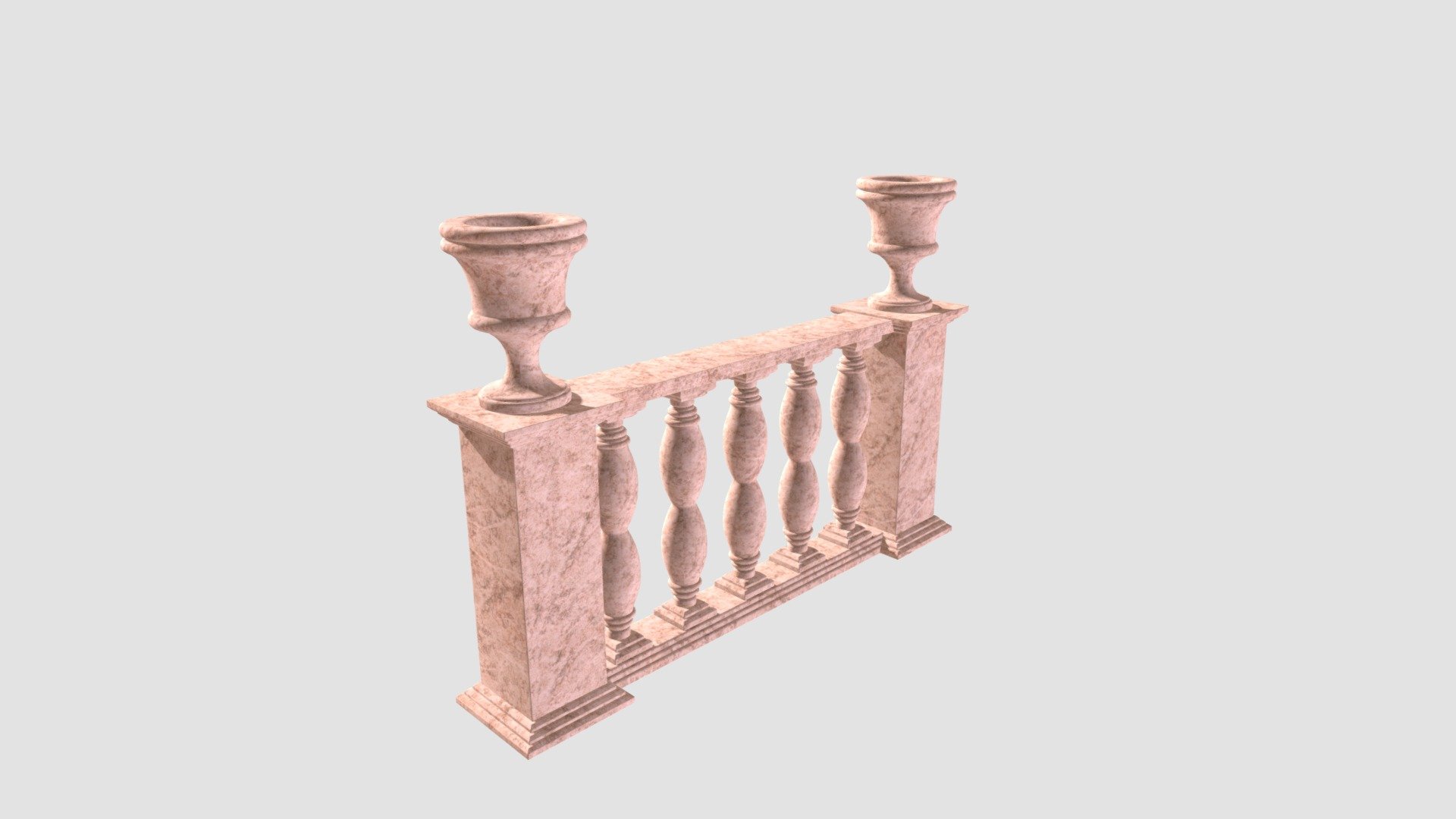 railing - Buy Royalty Free 3D model by Evermotion [a53e0c7] - Sketchfab ...