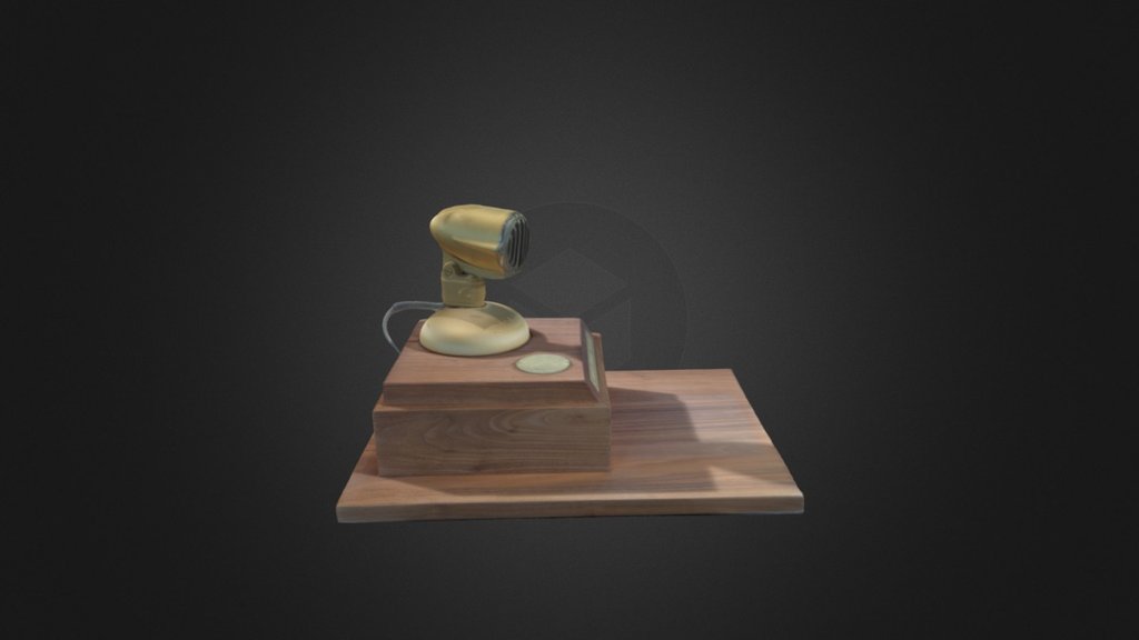 President's Microphone - 3D model by AlyssaFawcett [a53e6e2] - Sketchfab