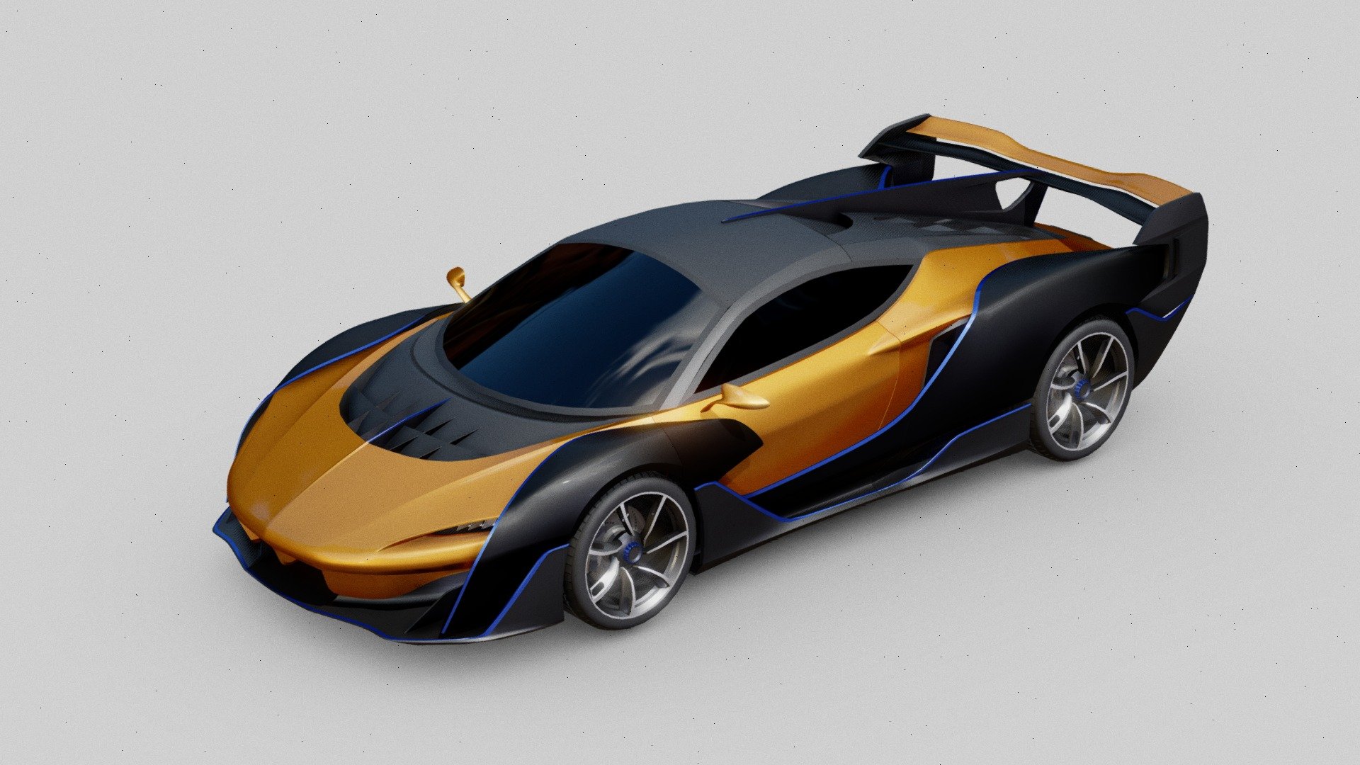 McLaren Sabre - 3D model by iSteven (@OneSteven) [a53f76d] - Sketchfab