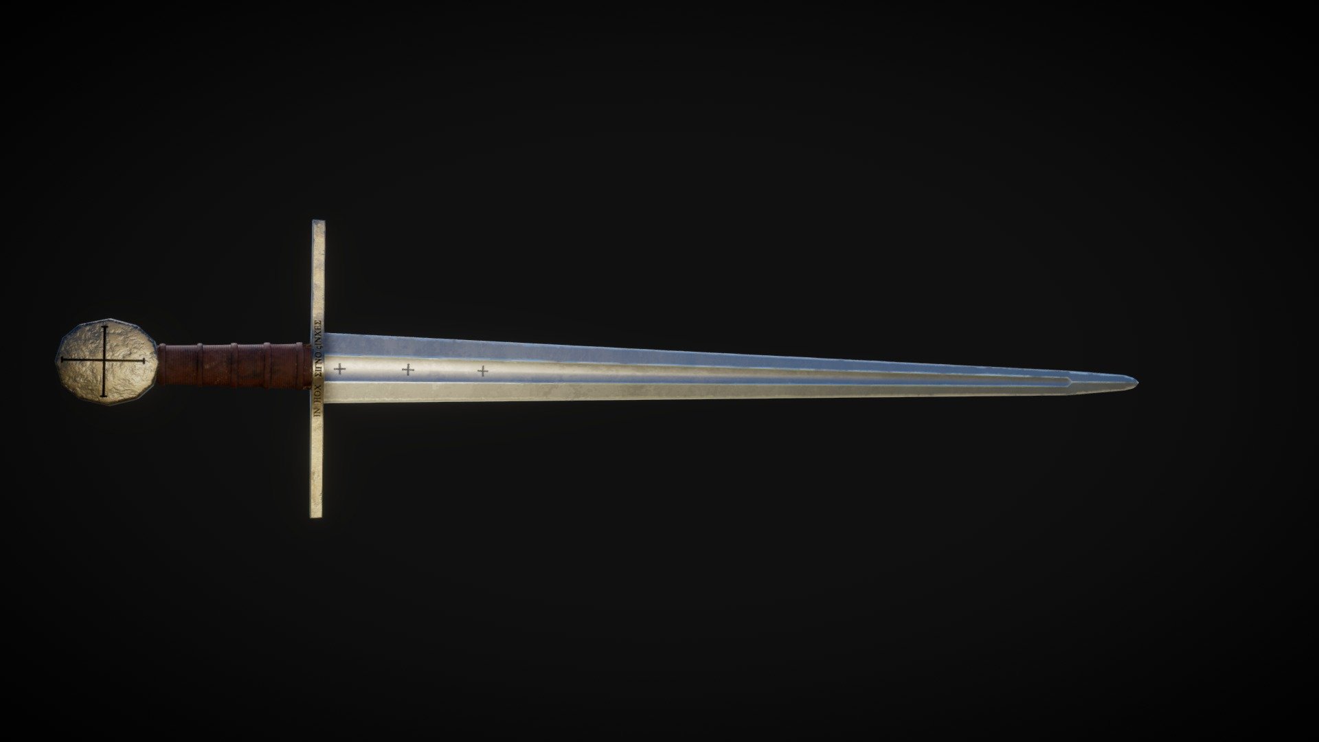Templar Sword - Buy Royalty Free 3D model by GetDeadEntertainment ...