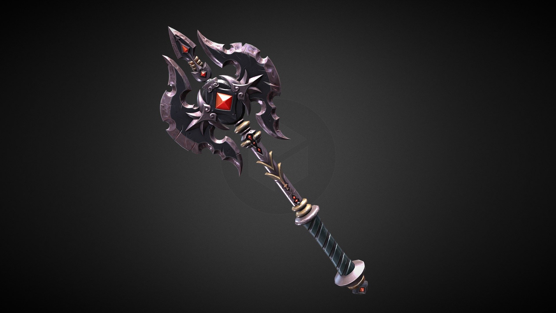 Stylized Axe - 3D model by Chin Eeyang (@chinyang1607) [a543d8a ...