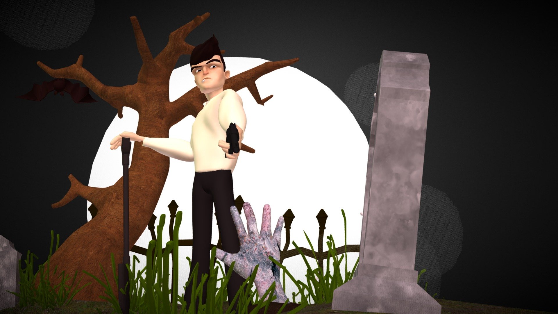 cemetery-man--joselyn-final - 3D model by missjosie [a545b87] - Sketchfab