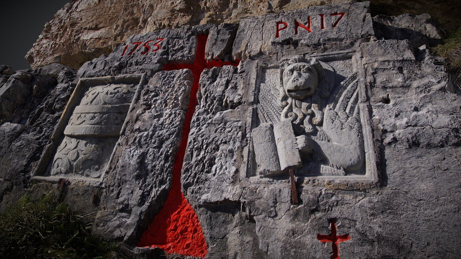 Temine di confine 17 - Anno 1753 - Download Free 3D model by ...