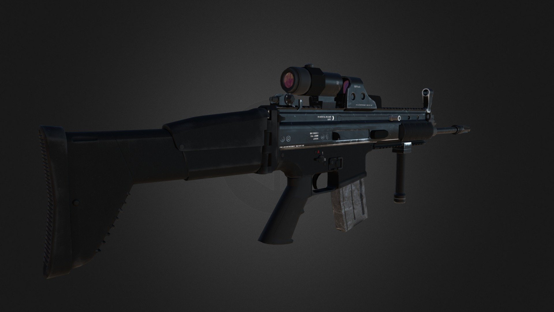 Scar Low Poly - 3D model by plainben [a547a60] - Sketchfab