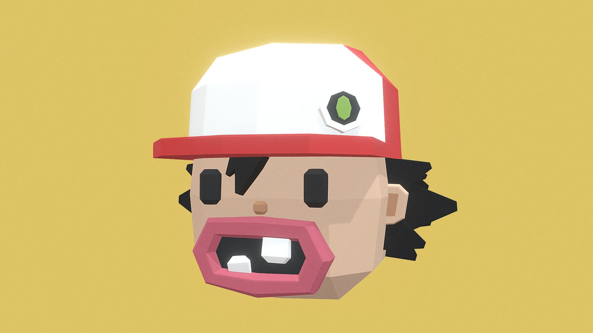 Red Trainer - Pokemon - 3D model by arthurmarinho [a548b66] - Sketchfab