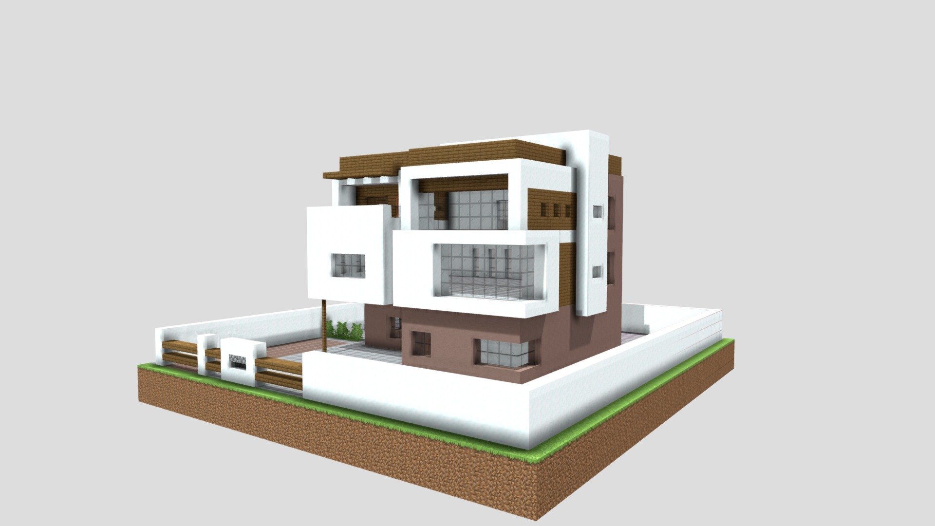 Minecraft Modern House - Download Free 3D model by jar (@jar9th ...