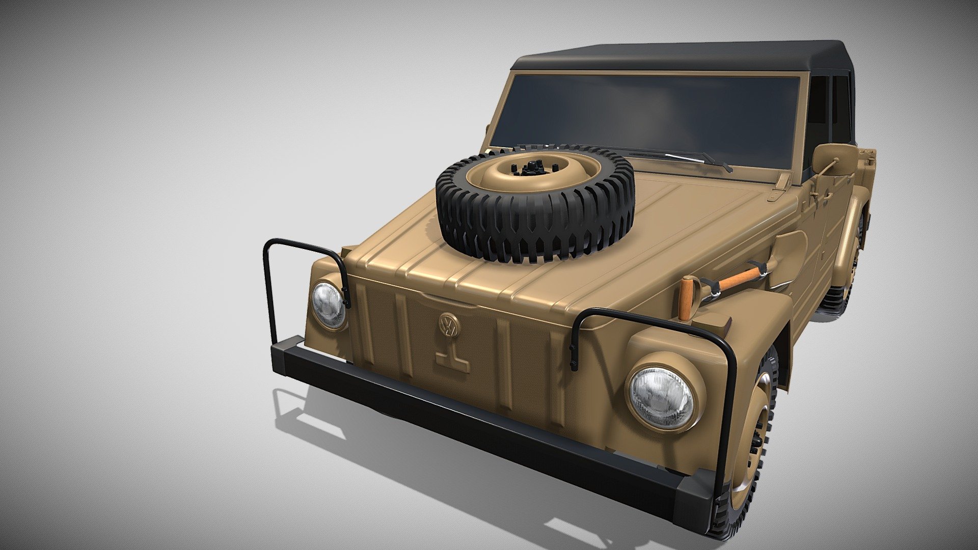 VW Type 181 Army - Buy Royalty Free 3D model by dragosburian [a54ae92 ...