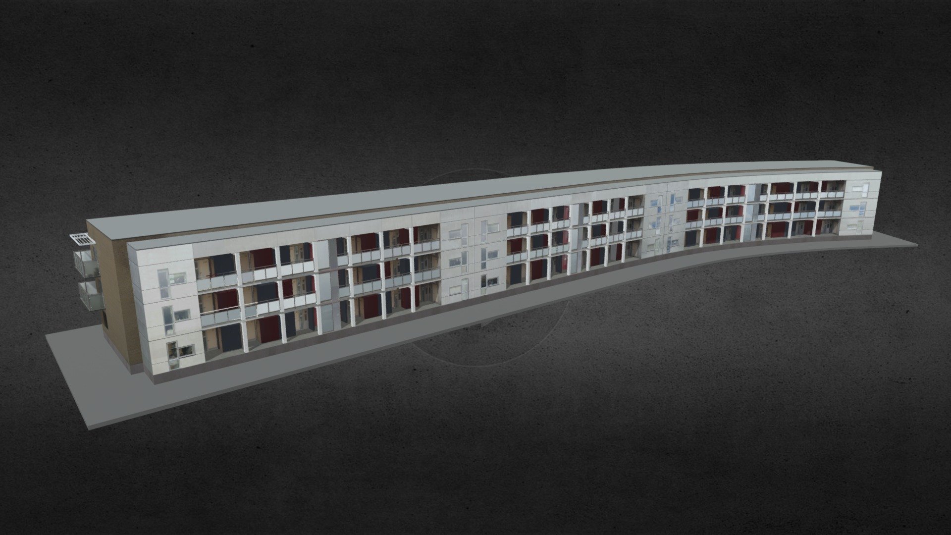 Realistic European City Block Building 39 - 3D model by nuralam018 ...