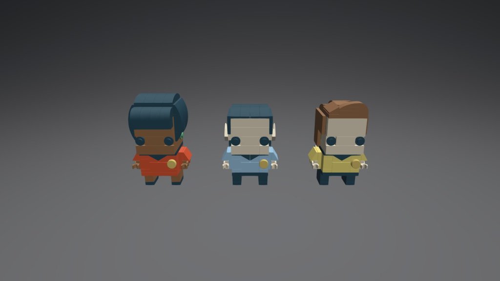 Brickheads - 3D model by peter_v [a54d3c7] - Sketchfab
