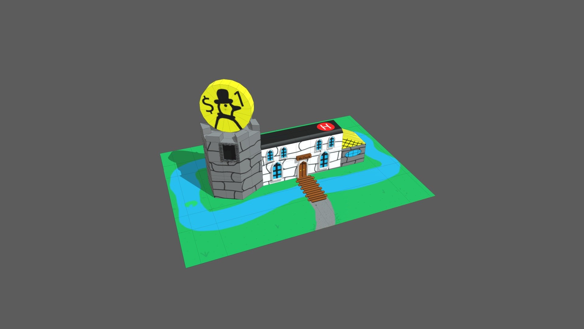 Scrooge McDuck's House - 3D model by Garry Pierce (@318005) [a54fa0e ...