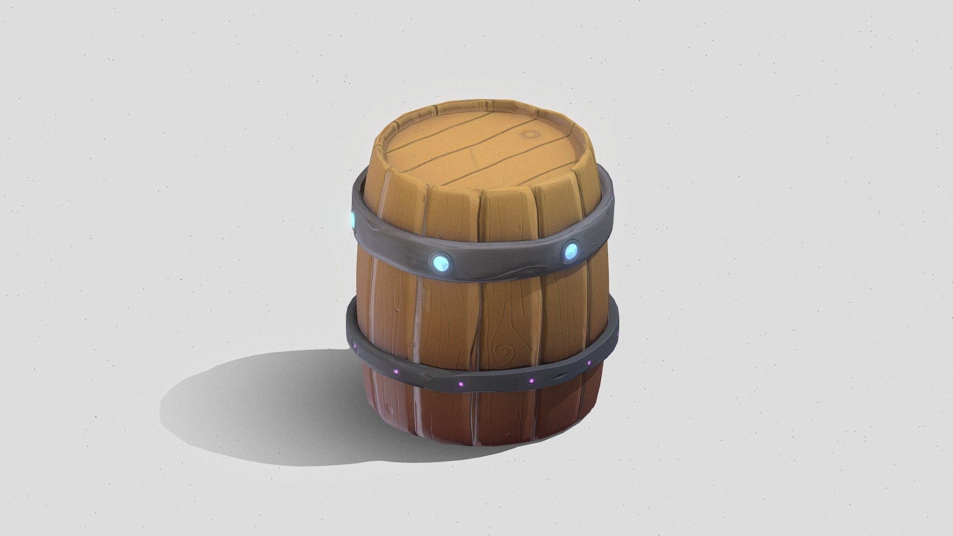 Stylized Barrel - Download Free 3D model by Stavan Shinde (@stavan ...