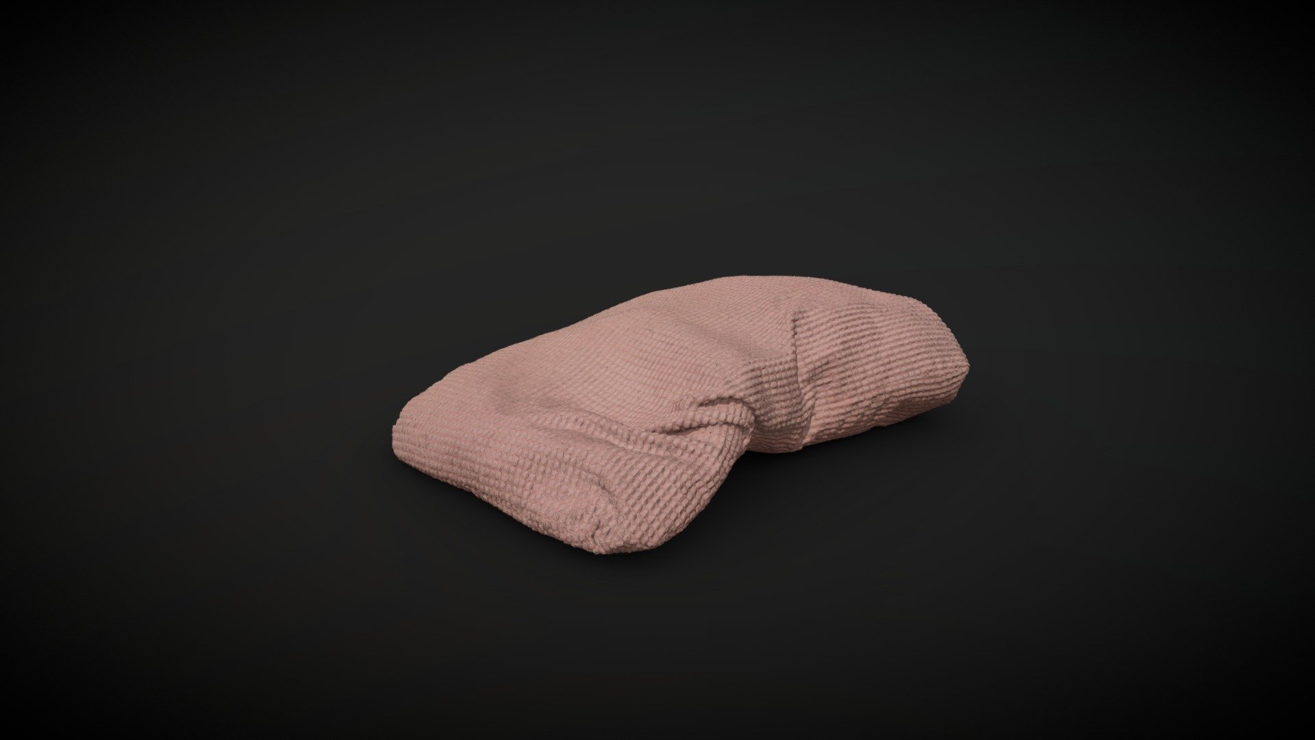 Pink pillow #1 - 3D model by digiPROPS [a550b6d] - Sketchfab