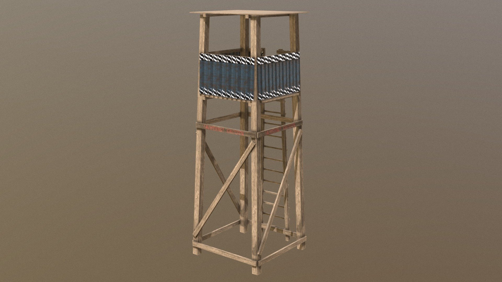 Watch - Grenzen Tower Dayz, Stalker styled - Buy Royalty Free 3D model ...