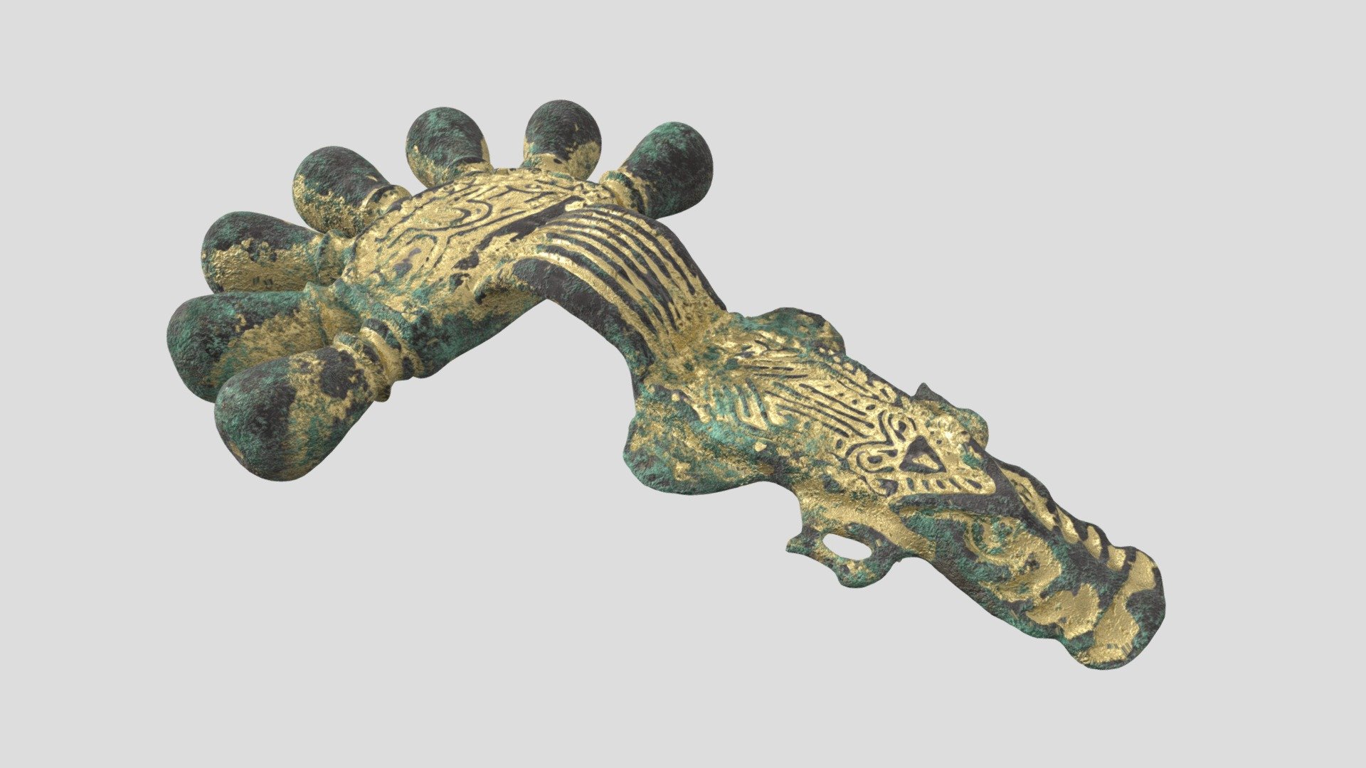 Lúčovitá spona - 3D model by losFunal [a55378f] - Sketchfab