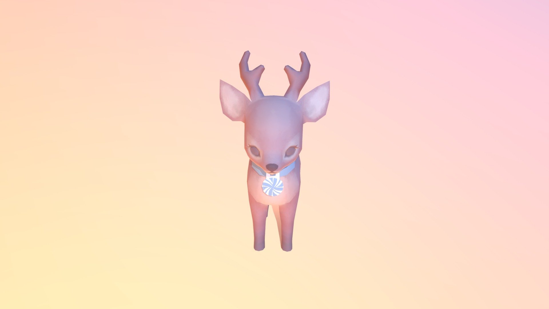 little deer - 3D model by Tama-ram [a5546db] - Sketchfab